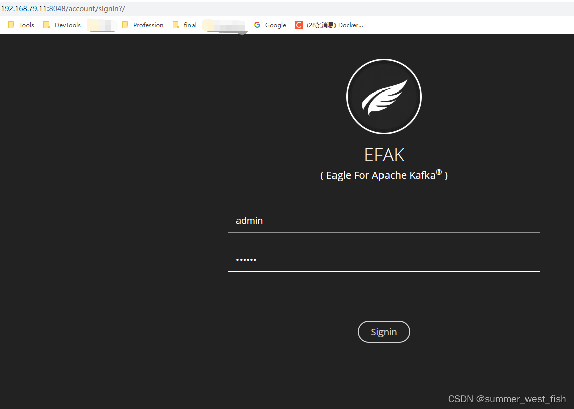 Docker 安装 Kafaka_docker efak-CSDN博客