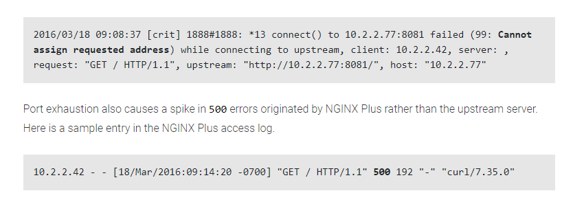 【nginx】如何解决使用nginx作为反向代理端口耗尽问题？_连接数过多导致nginx服务器端口数不足-CSDN博客