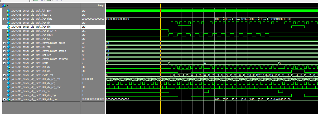 基于FPGA的AD7705芯片驱动设计Verilog代码Quartus仿真_ad7515 verilog-CSDN博客