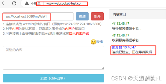 webSocket介绍与使用 spring boot 集成 websocket教程 java_springboot websocket-CSDN博客