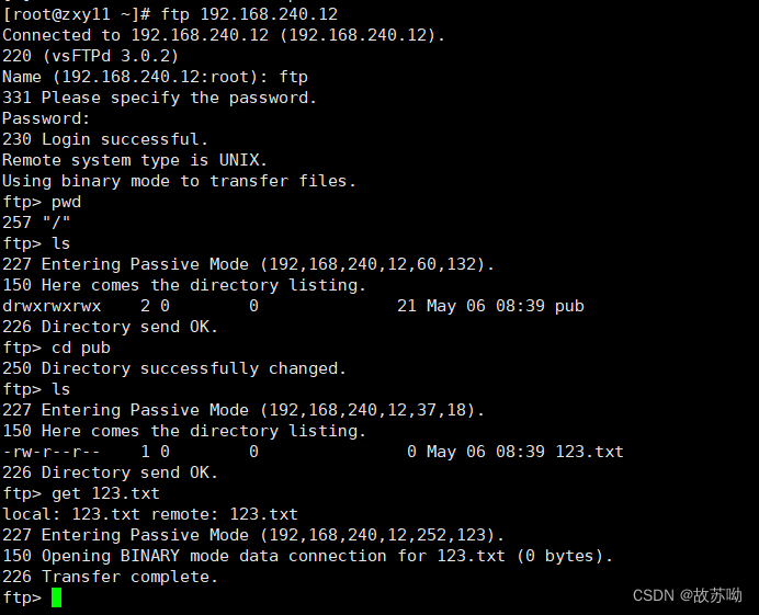 Linux网络服务的存储，FTP服务和NFS共享_linux nfs ftp-CSDN博客