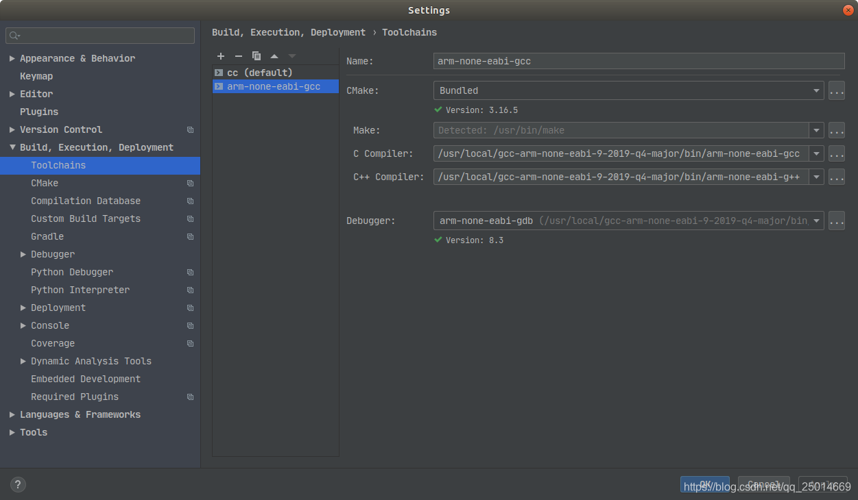 Ubuntu上使用CLion开发STM32，并使用JLink下载、调试_clion jlink-CSDN博客