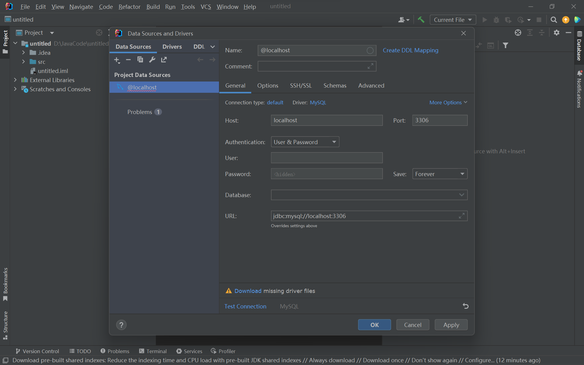 MySQL连接IDEA详细教程_mysql5.7与idea-CSDN博客