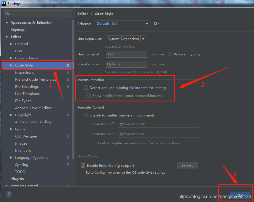 intellij idea 解决无限出现This file is indented with tabs instead of 4 spaces的提示_this file is indented ...