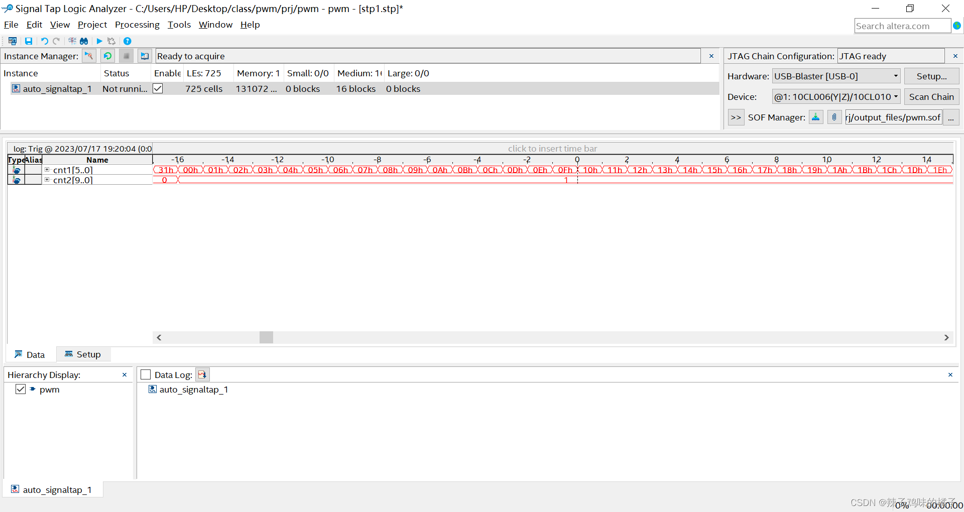 quartus工具篇——Signal Tap_signaltap-CSDN博客