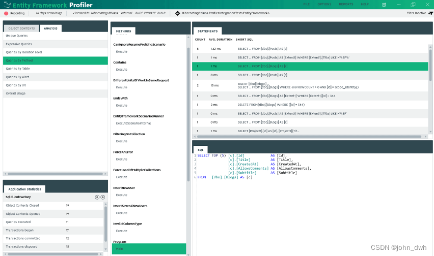 Entity Framework Profiler 6.0加快您的应用程序-CSDN博客