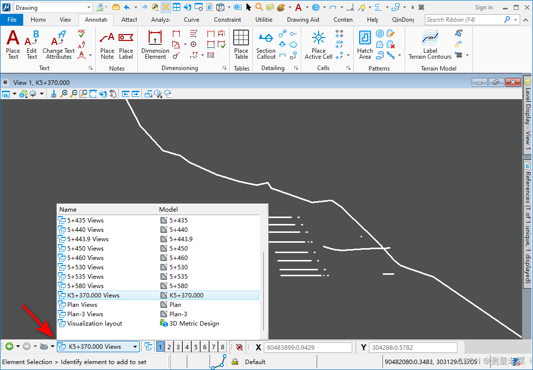 MicroStation Plan Section Callout剖断面及提取修改断面线的方法_miceostation的剖视图-CSDN博客