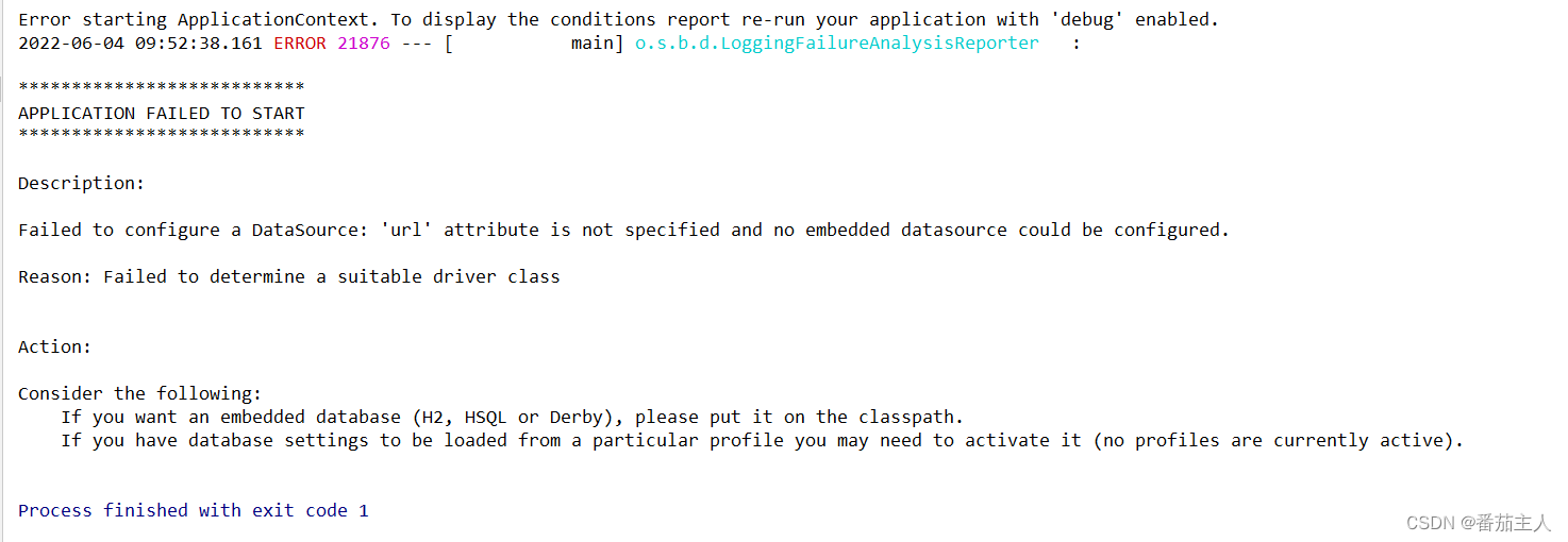 Reason: Failed to determine a suitable driver class-CSDN博客
