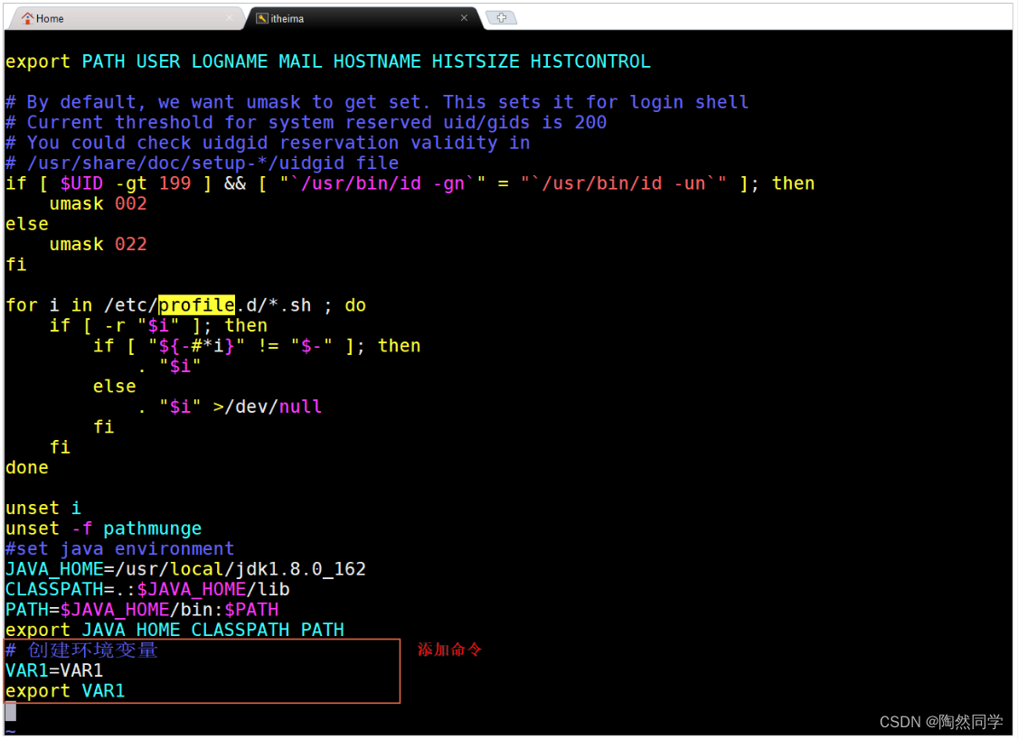 【Shell】环境变量 自定义变量 特殊变量_shell 环境变量-CSDN博客