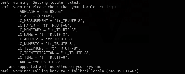 Linux中的“ Perl警告设置语言环境失败”错误和解决方案-CSDN博客