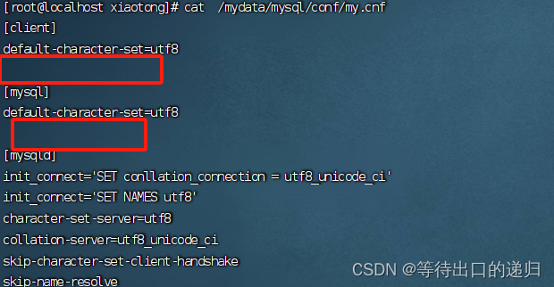 Mysql ||Docker部署容器登录 || 登录出错 mysql: [ERROR] unknown option ‘-- ‘_mysql error unknown option ...