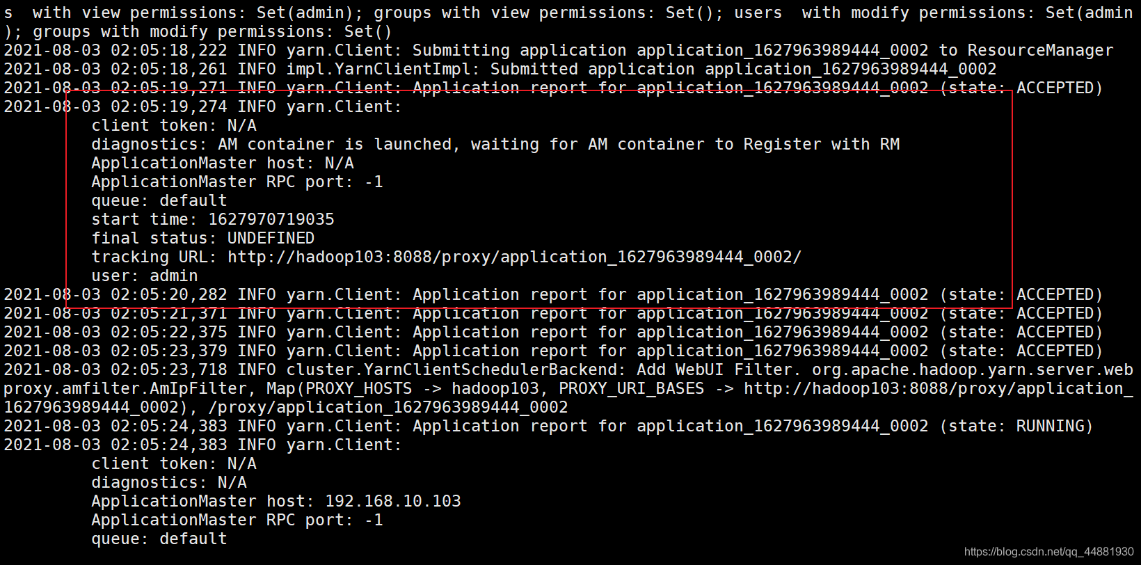 spark Yarn模式运行报错：Connecting to ResourceManager at /0.0.0.0:8032_spark 0.0.0.0 8032-CSDN博客