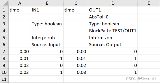 【simulink Test】根据excelsheet创建testcasesimulink 根据excel自动创建模型 Csdn博客