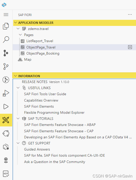 SAP BAS中Fiori开发的高阶功能(storyboard, navigation, guided development ...
