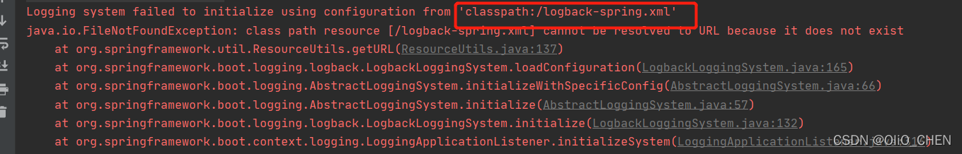 Logback Configuration Error Detected 怎么解决? 亲测有效 Csdn博客
