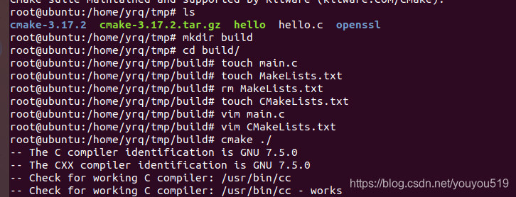 unbutu下cmake安装和简单使用_ubuntu error when bootstrapping cmake: cannot find-CSDN博客