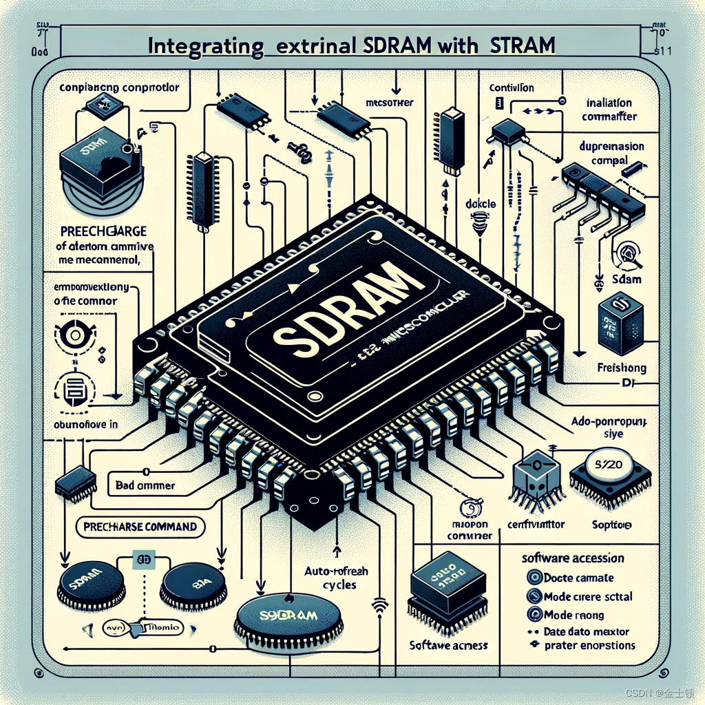 如何在STM32微控制器中使用外部SDRAM_stm32将堆空间指定到外部 sdram-CSDN博客