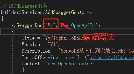 MongoDB从入门到实战之.NET Core使用MongoDB开发ToDoList系统（2）-Swagger框架集成_mongod core-CSDN博客
