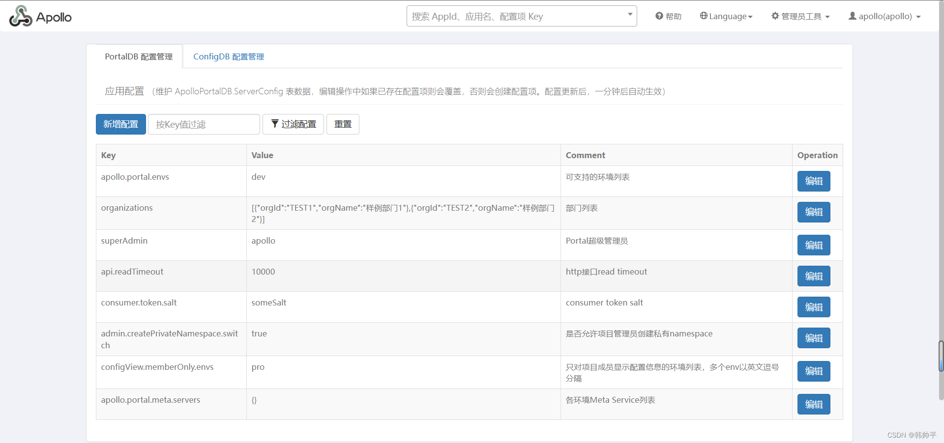 k8s安装部署apollo配置中心-CSDN博客