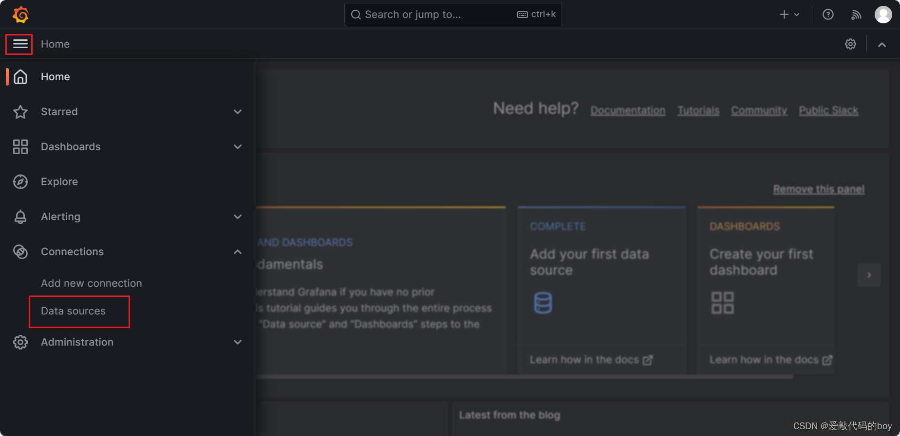 日志收集系统-LPG&docker搭建_data source connected, but no labels received. ver-CSDN博客