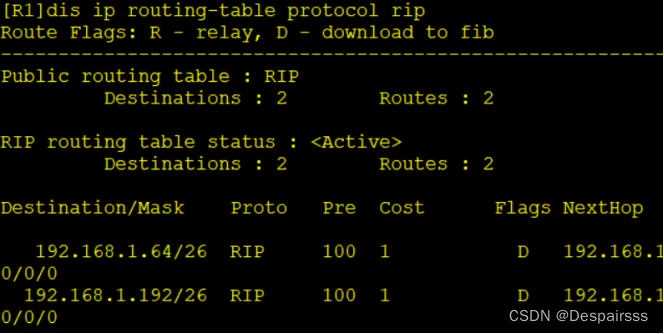RIP实验-CSDN博客
