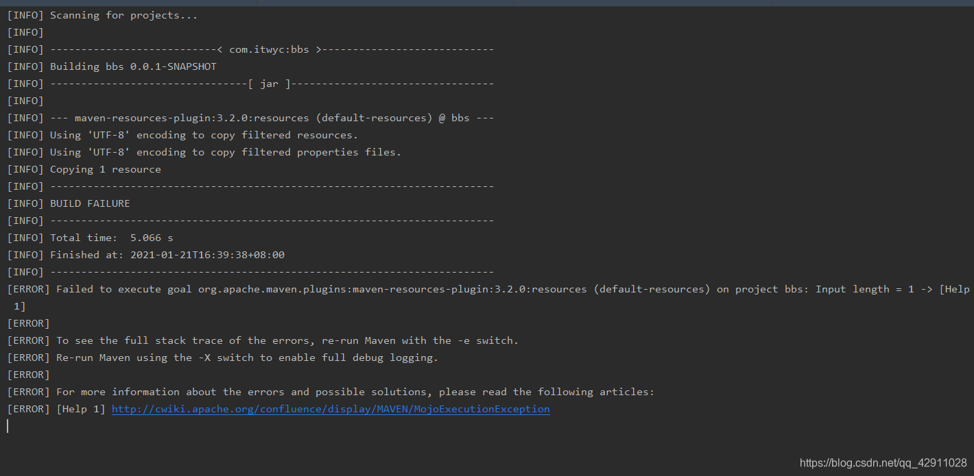 Failed to execute goal org.apache.maven.plugins:maven-resources-plugin:3.2.0:resources（待解决）-CSDN博客
