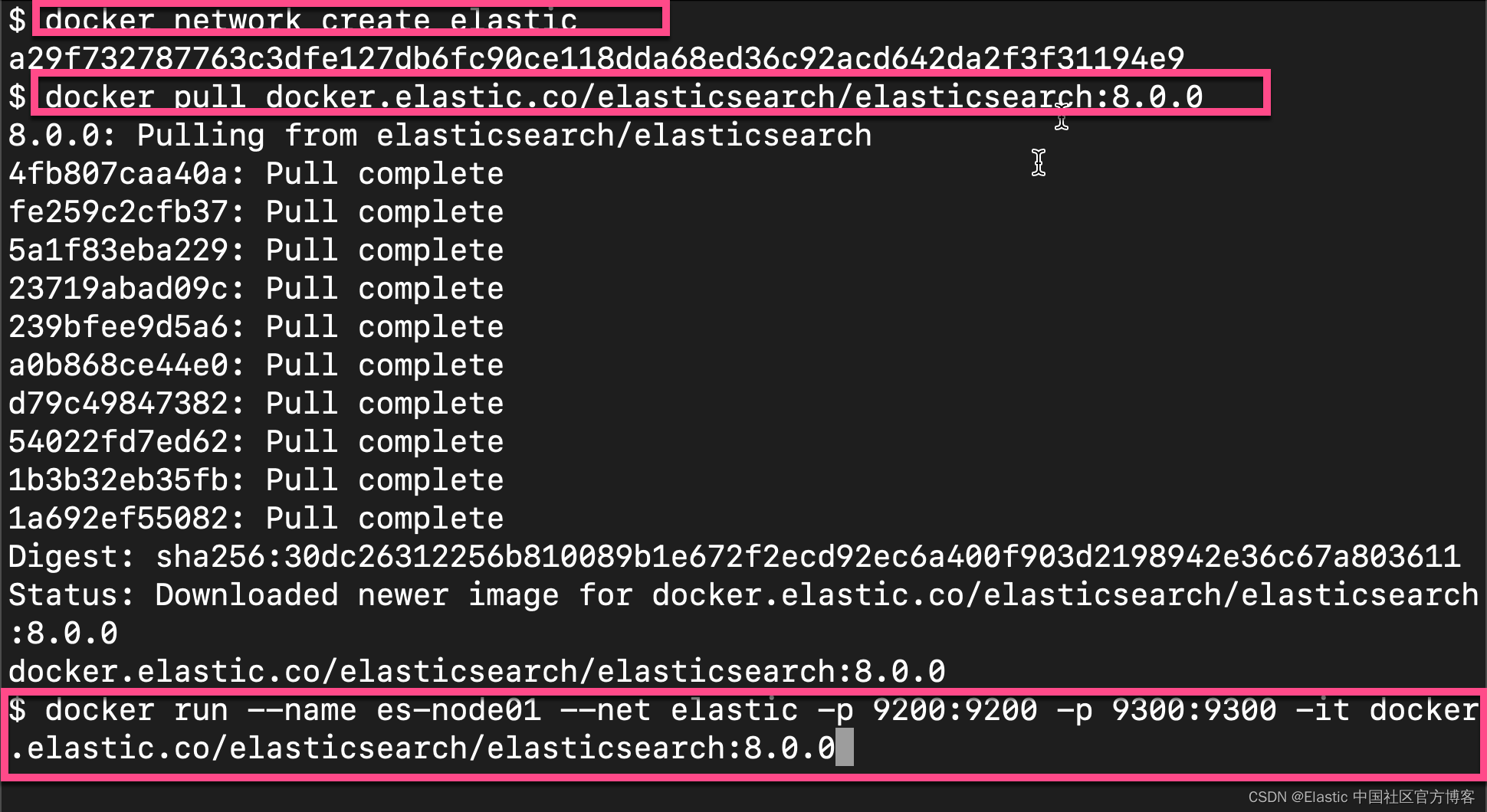 Elastic：使用 Docker 安装 Elastic Stack 8.x 并开始使用_docker安装elasticsearch8-CSDN博客
