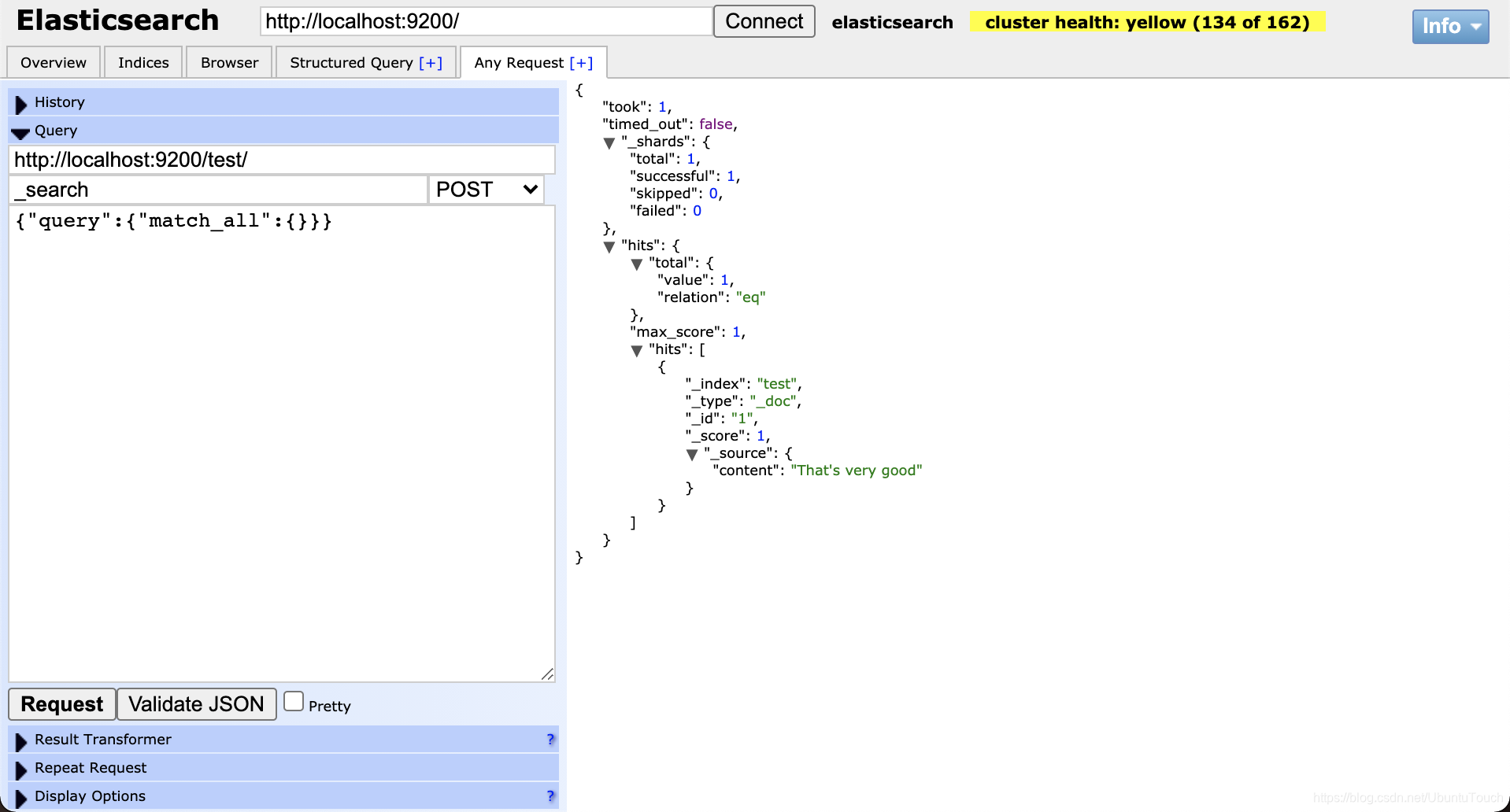 Elasticsearch：Elasticsearch-head - 用于浏览和与 Elasticsearch 集群进行交互的 Web 前端_elasticsearch-header干啥的 ...