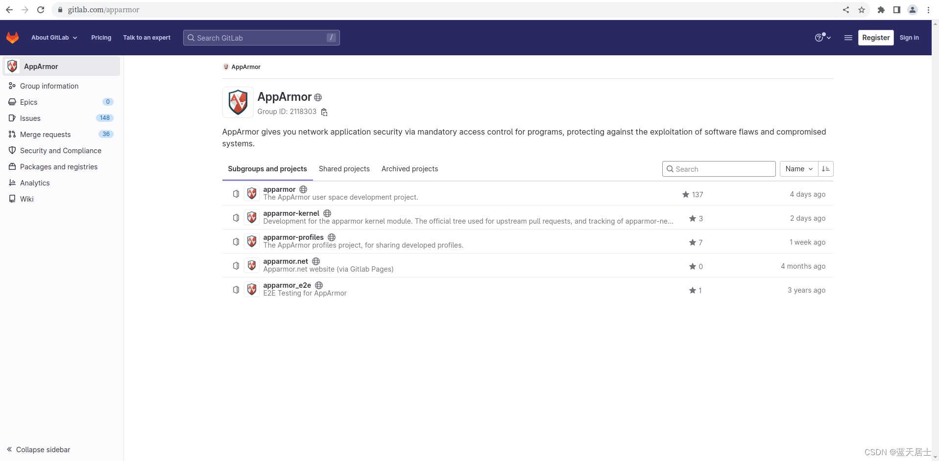 AppArmor零知识学习三、源码介绍与下载_apparmor 下载-CSDN博客