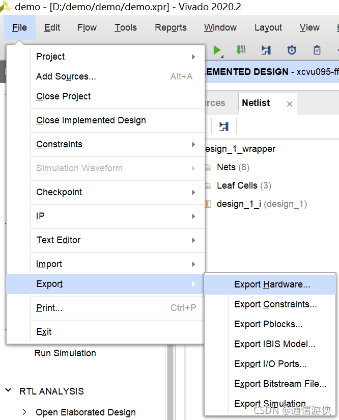Xilinx Vivado2020.2创建MicroBlaze工程生成xsa文件-CSDN博客