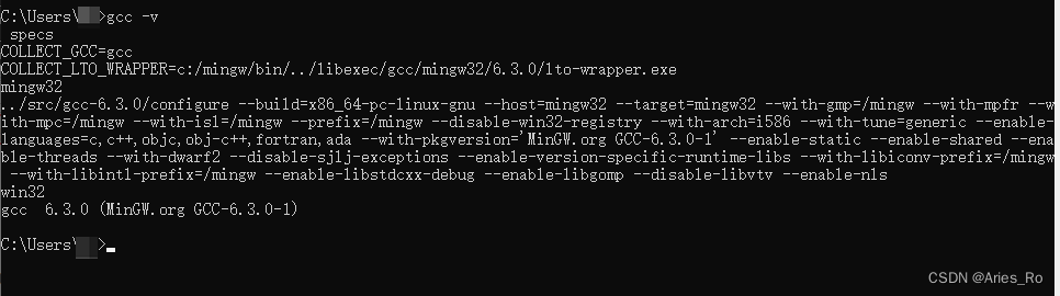 # windows安装gcc、g++、pthread_windows安装g++-CSDN博客