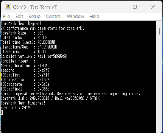 通过 SSL 的 STM32F411 W5500 Coremark 测试_stm32 openssl-CSDN博客