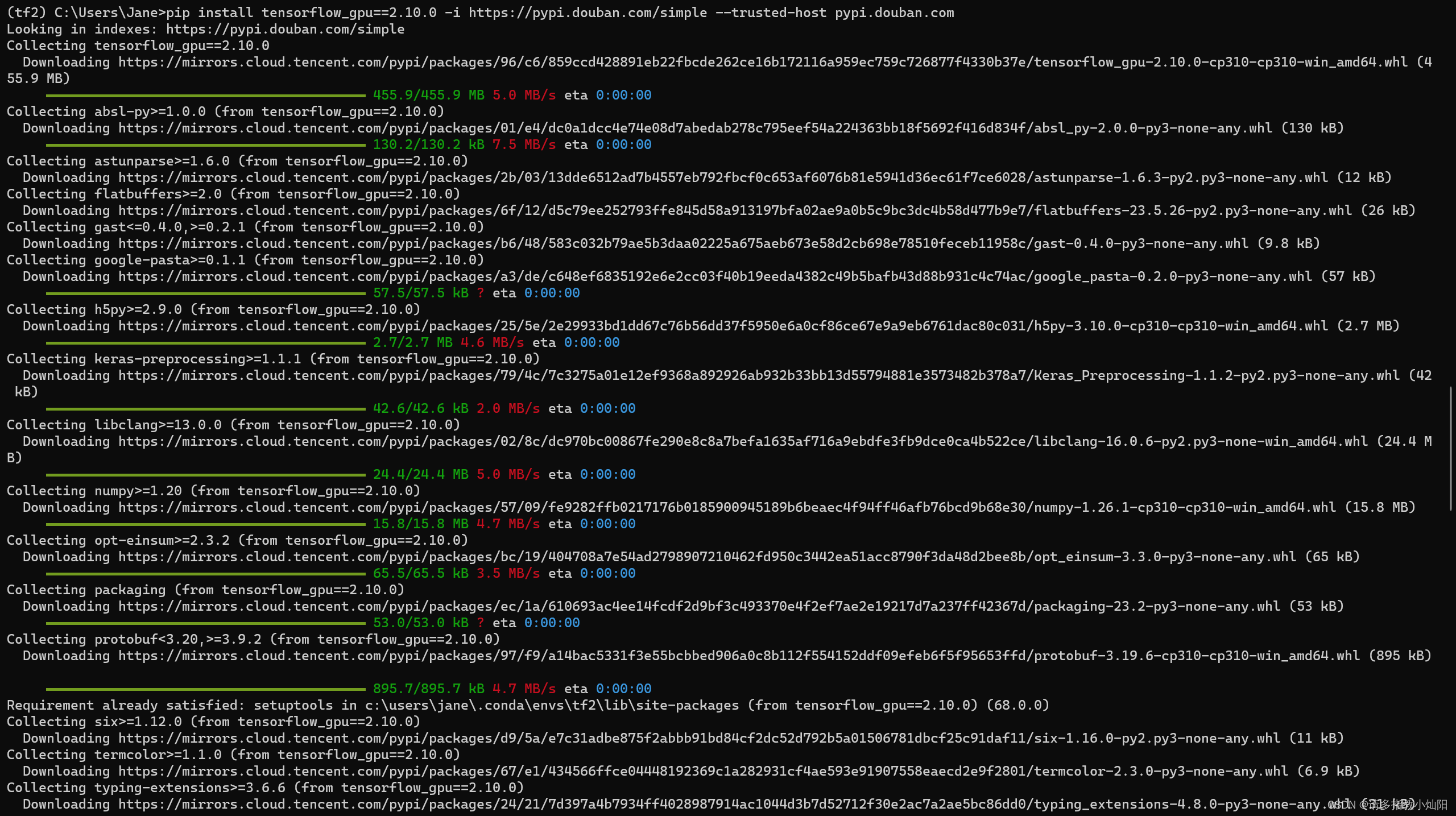 安装tensorflow tensorboardX_tensorboardx版本-CSDN博客