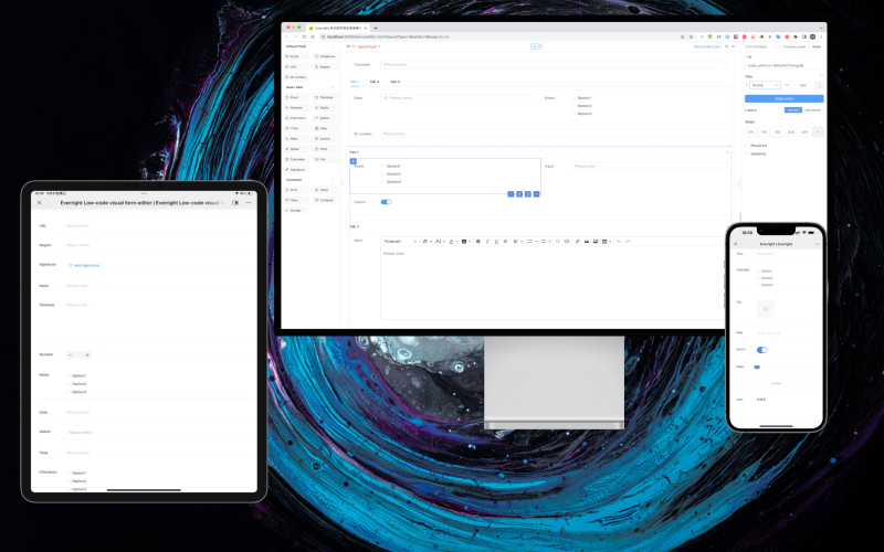 javascript可视化低代码表单编辑器,基于vue、element-plus、vant_elementplus低代码-CSDN博客