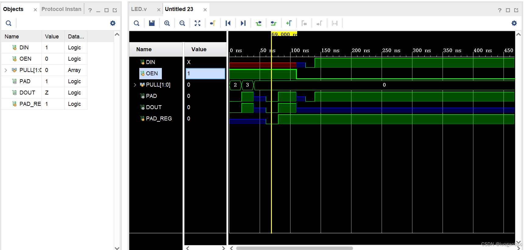 Verilog模块pad详解：双向端口及inout端口的仿真-CSDN博客