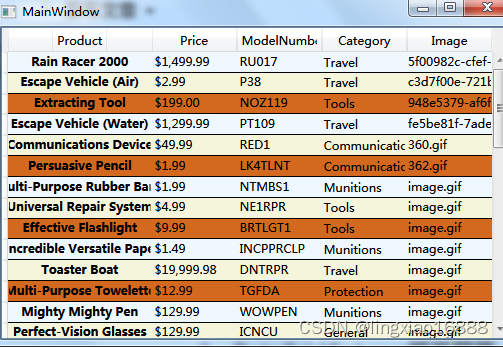 WPF之DataGird应用_wpf griddata-CSDN博客