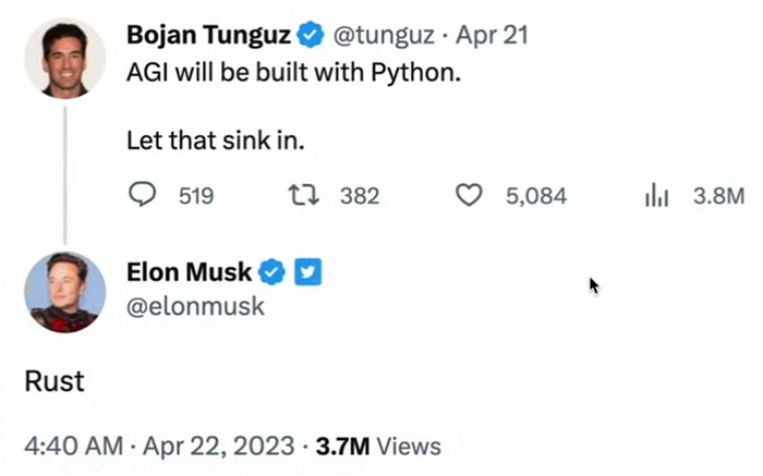 马斯克为何说大模型中Rust会替代Python_rust 大模型-CSDN博客