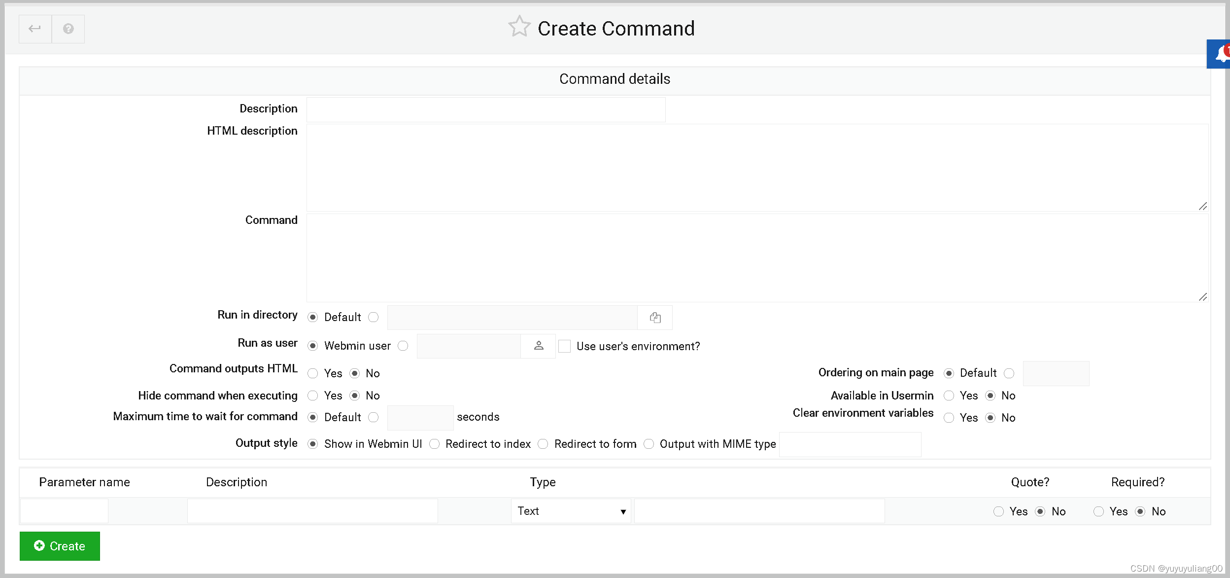 Webmin -- Custom Commands模块_修改webmin按钮-CSDN博客