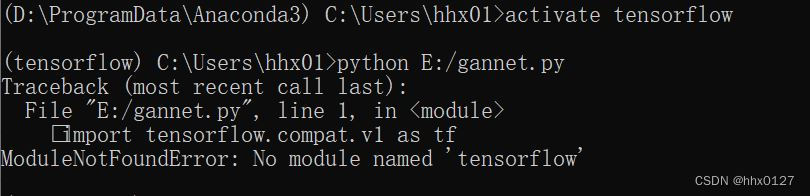 【Python Tensorflow环境】import tensorflow.compat.v1 as tf报错No module named‘tensorflow‘_import ...
