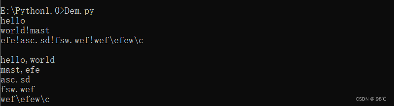 Python 字符串的练习python字符串练习 Csdn博客