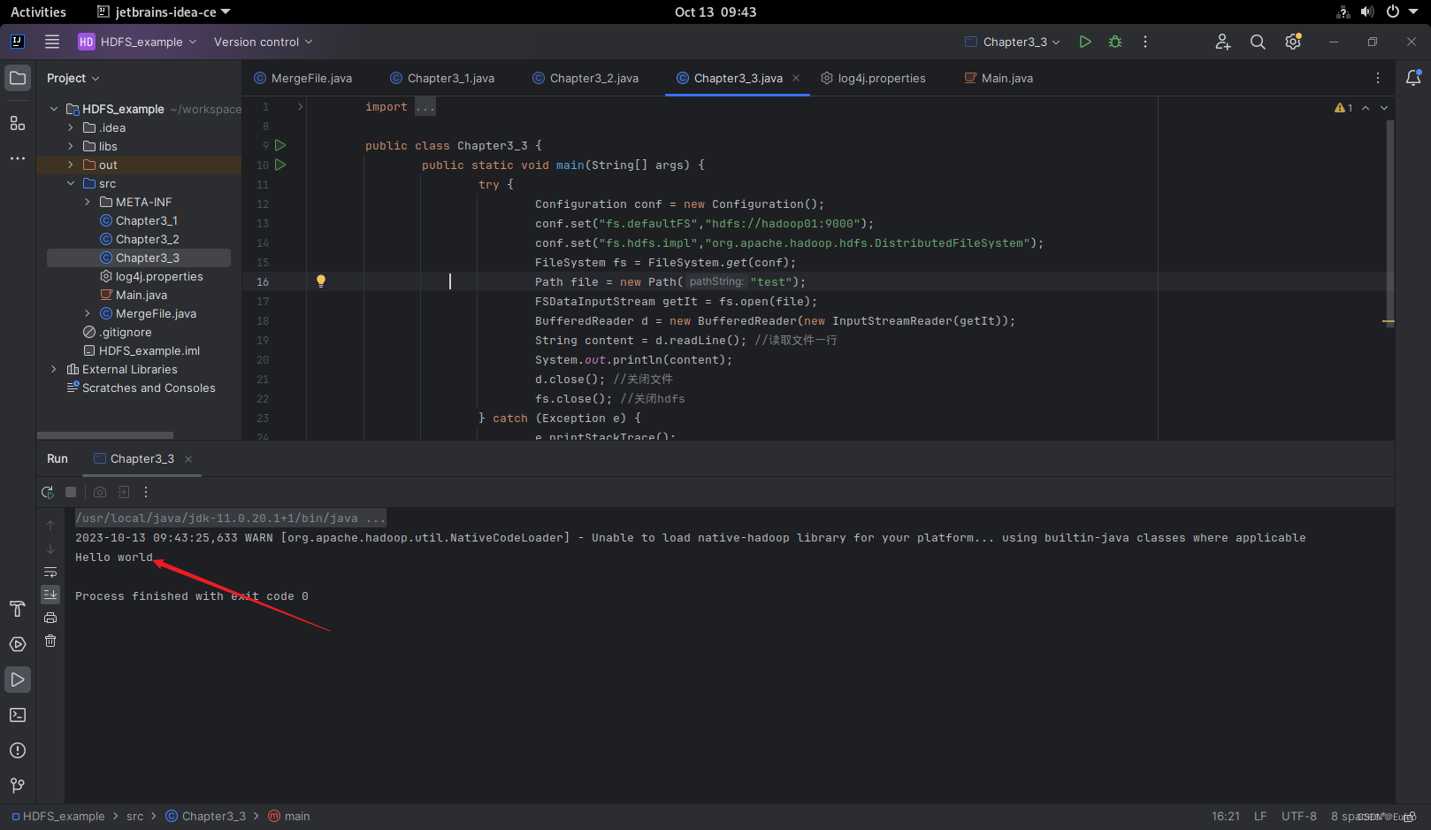 Hadoop(04) HDFS编程实践操作_linux使用vim创建文件到hdfs-CSDN博客