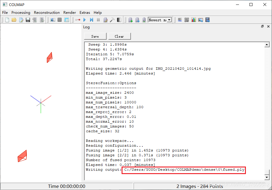 Windows+COLMAP三维重建教程【exe安装】_colmap闪退-CSDN博客