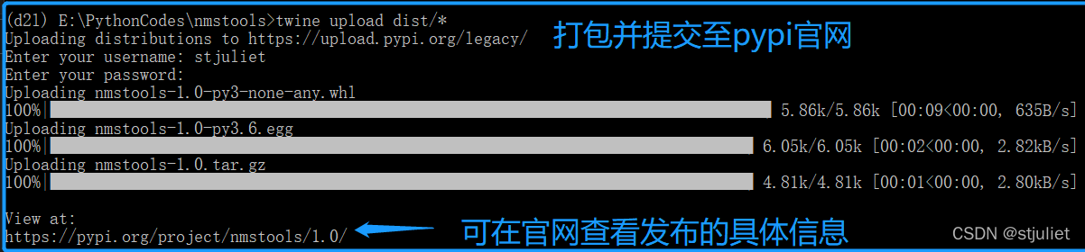 使用pip install安装自定义工具包（PyPI平台）_python packageindex-CSDN博客