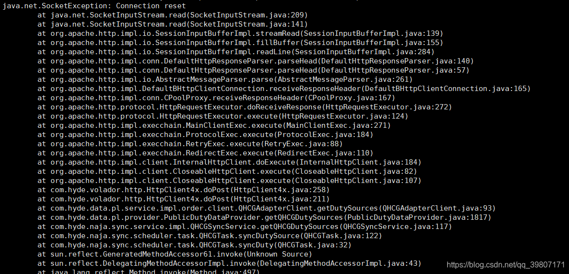 java.net.SocketException: Connection reset 解决思路_java 服务 端口通了,但是访问不了java ...