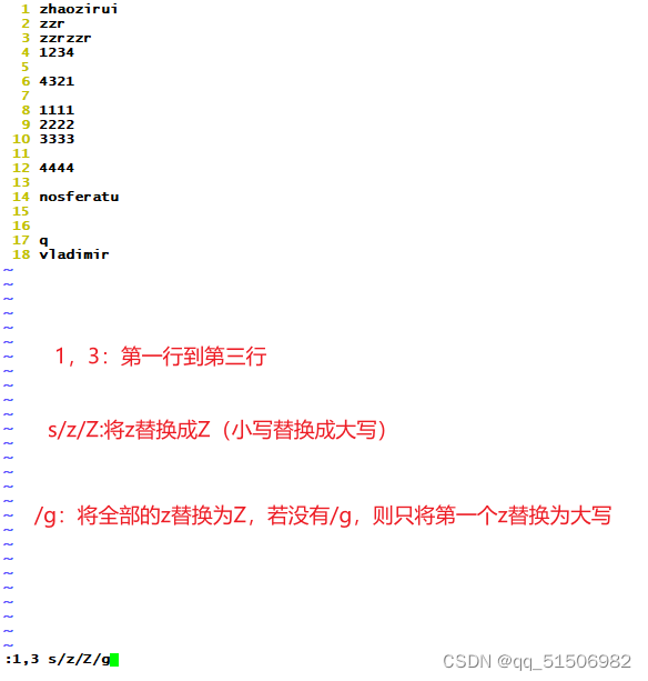 Linux的文件管理与vim文本编辑器的使用_wc -l和set nu结果不一样-CSDN博客