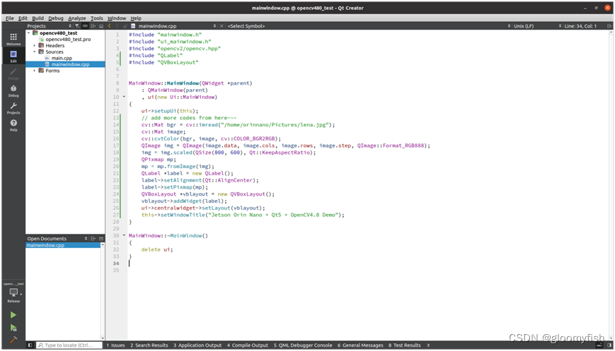 【边缘智能】Jetson板卡上安装QT5与OpenCV集成_jetson 安装qt-CSDN博客