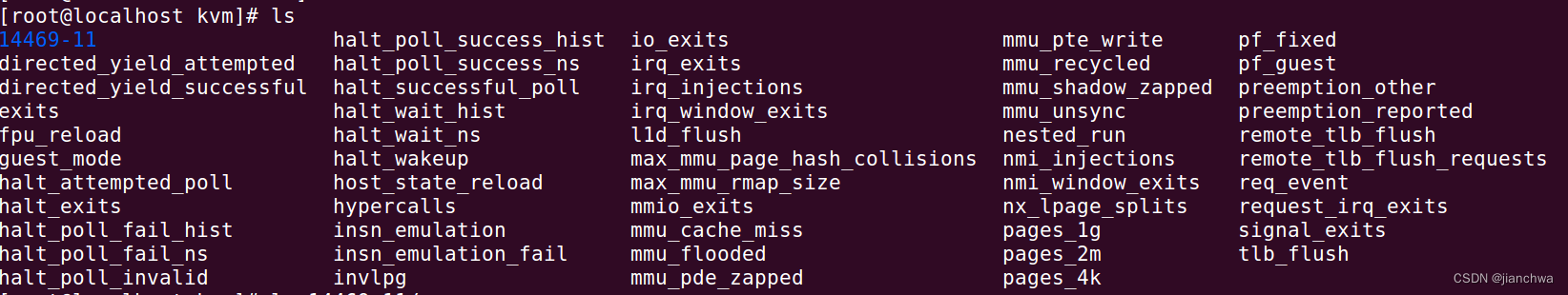 KVM Debugfs接口_怎么查看 那个指令引起vm exit-CSDN博客