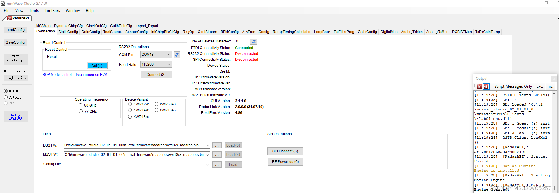 TI毫米波雷达可以用串口调试助理来获取原始数据吗？_ti毫米波雷达实时串口传输数据-CSDN博客