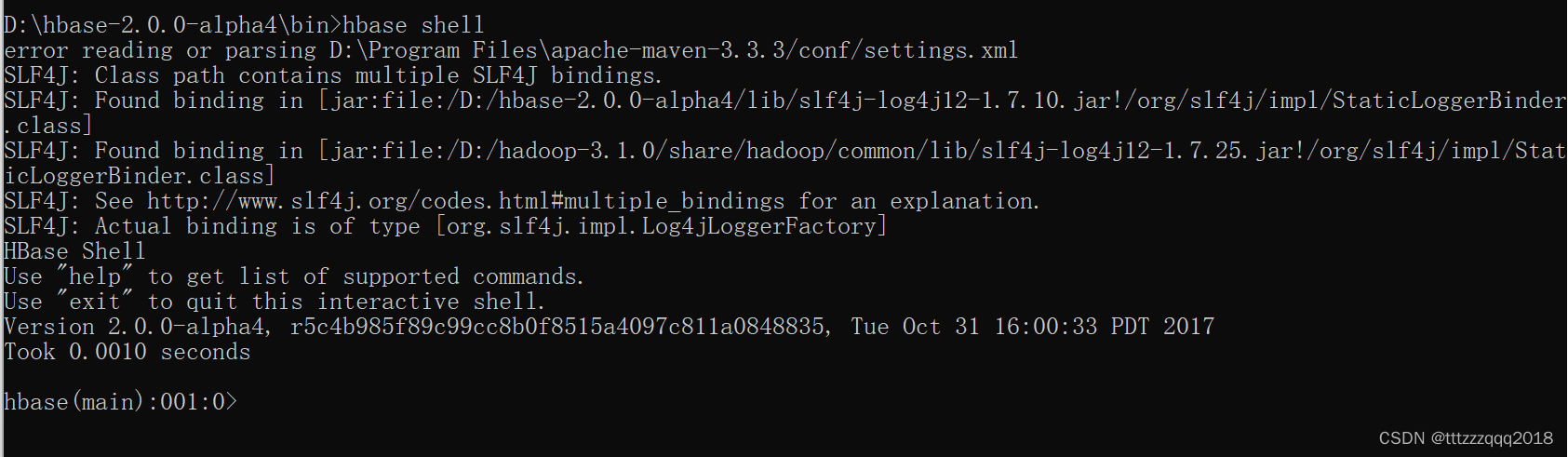 【Hbase】Windows下安装HBase（图文记录详细步骤、常见错误解答FAQ（Frequently Asked Questions））_hbase windows安装-CSDN博客