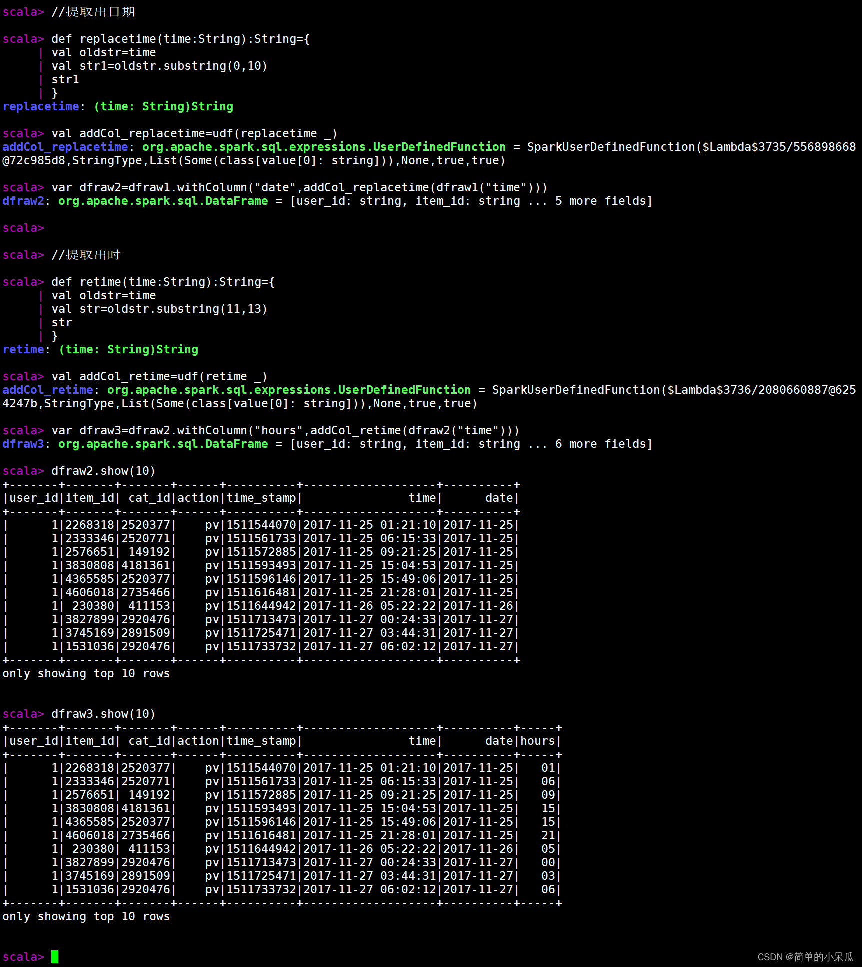 基于spark的淘宝用户行为数据分析及其可视化研究基于spark的淘宝数据分析 Csdn博客